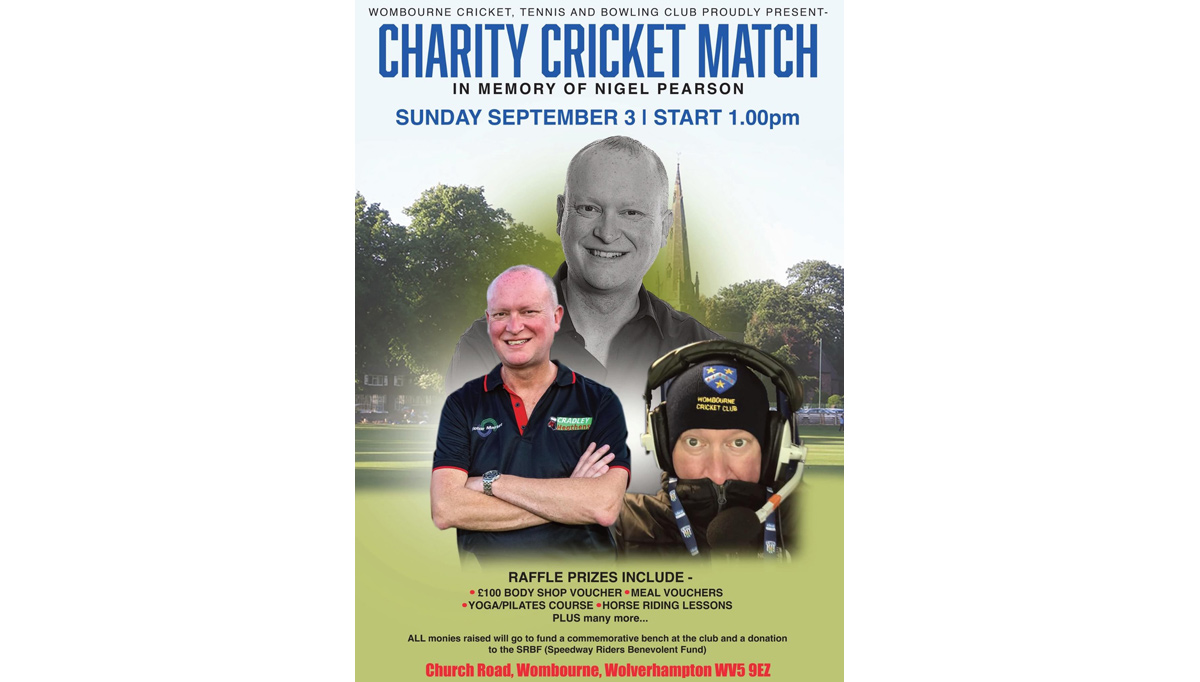 CHARITY CRICKET MATCH FOR NIGEL – British Speedway Official Website