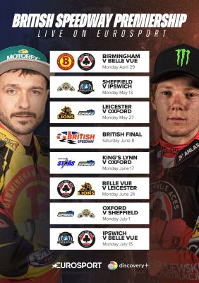 OPENING TV FIXTURES ANNOUNCED – British Speedway Official Website